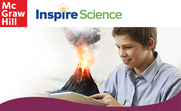 Inspire Science: Student reading on a tablet. In the background, a ...